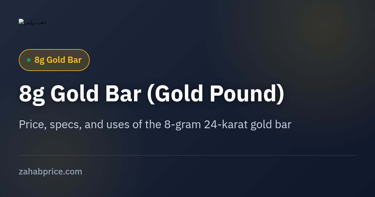 Pound — Gold Bar Price Today in Egypt | ZahabPrice